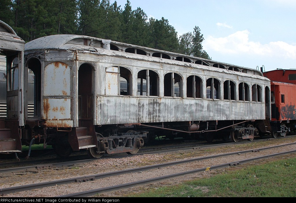 Passenger Coach in the Black Hills Central Railroad Yard