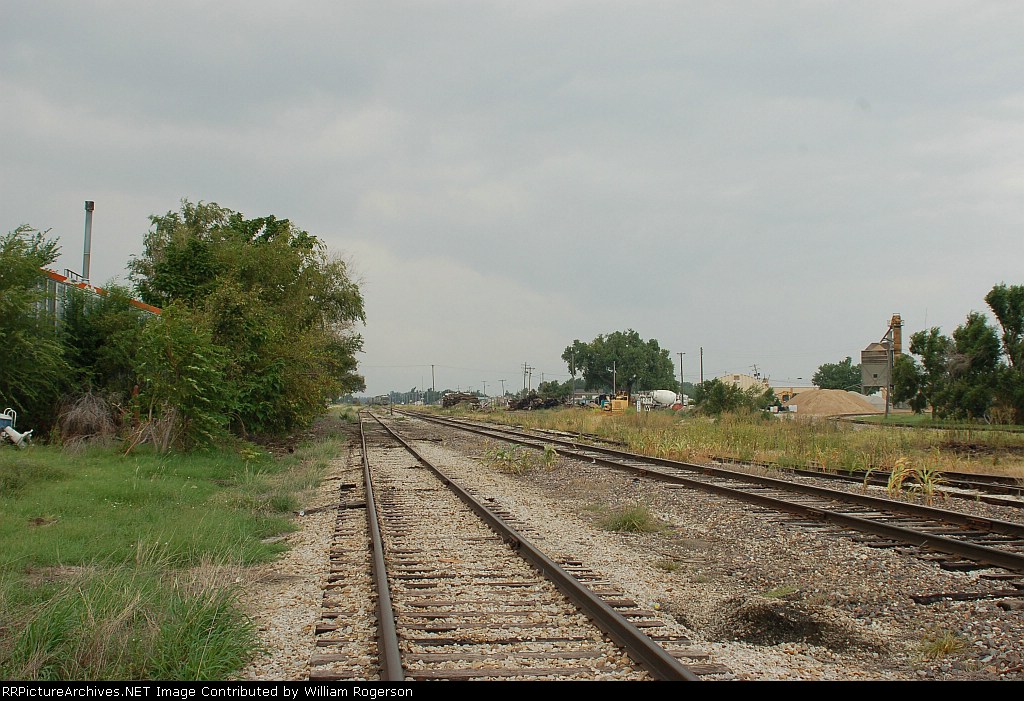 Kansas & Oklahoma Railroad Mainline Track looking West