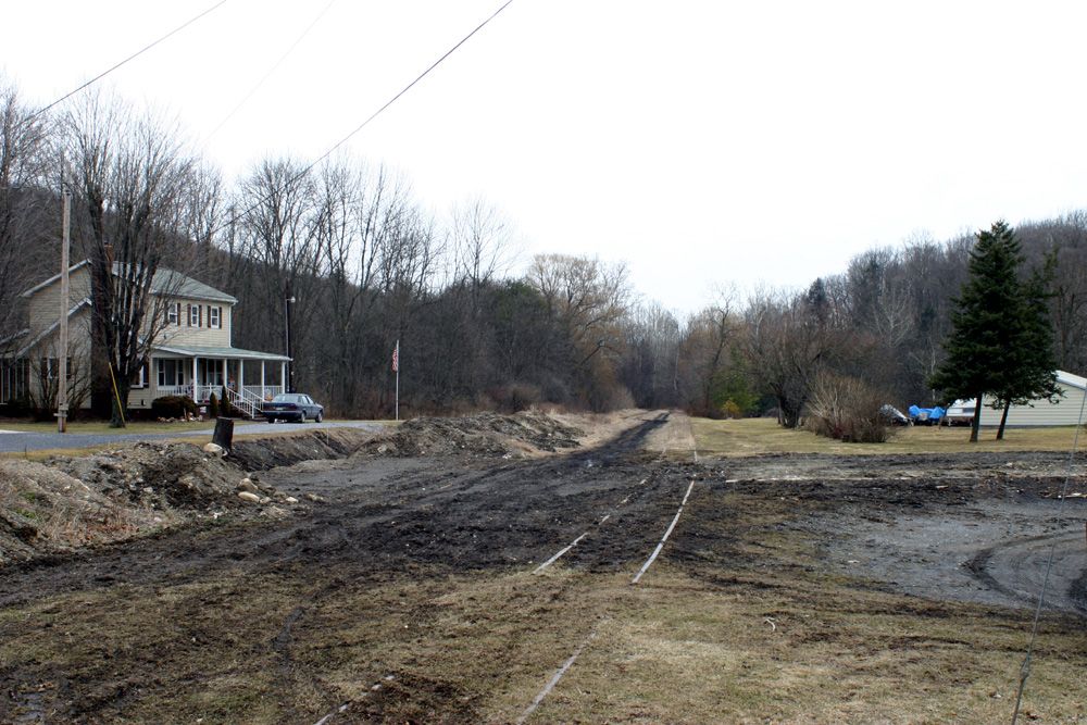 Looking North (pg. 49 in To the Mines and Back) at Saltillo. The open ...