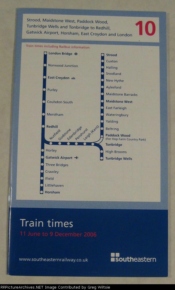 Southeastern Timetable 10