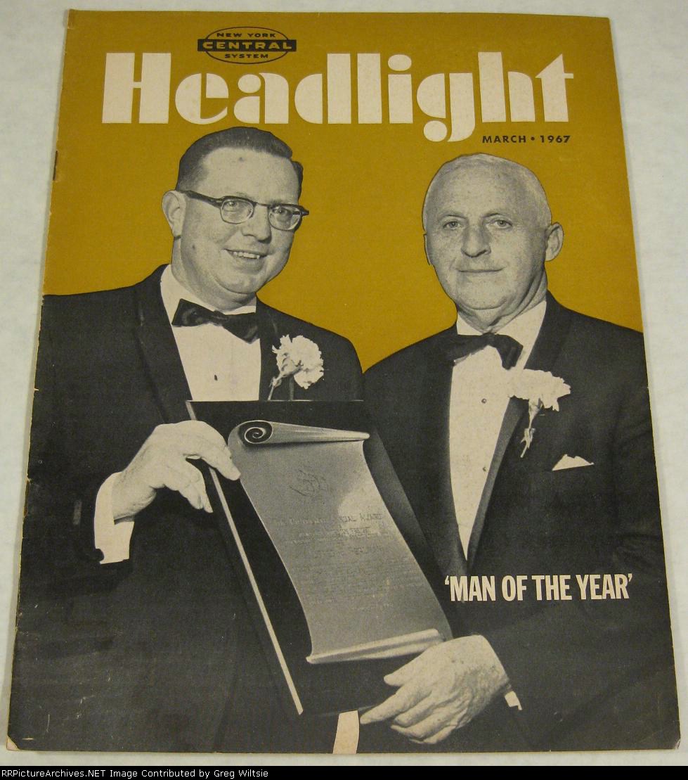 New York Central Headlight Magazine