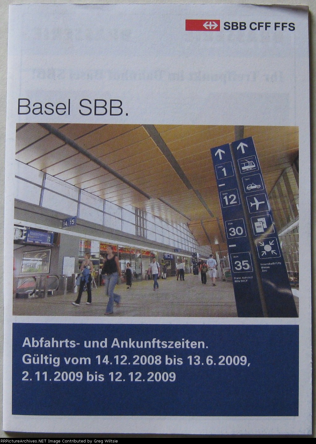 SBB Basel Timetable