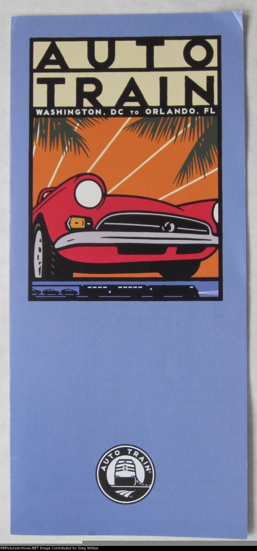 Amtrak Auto Train Pamphlet