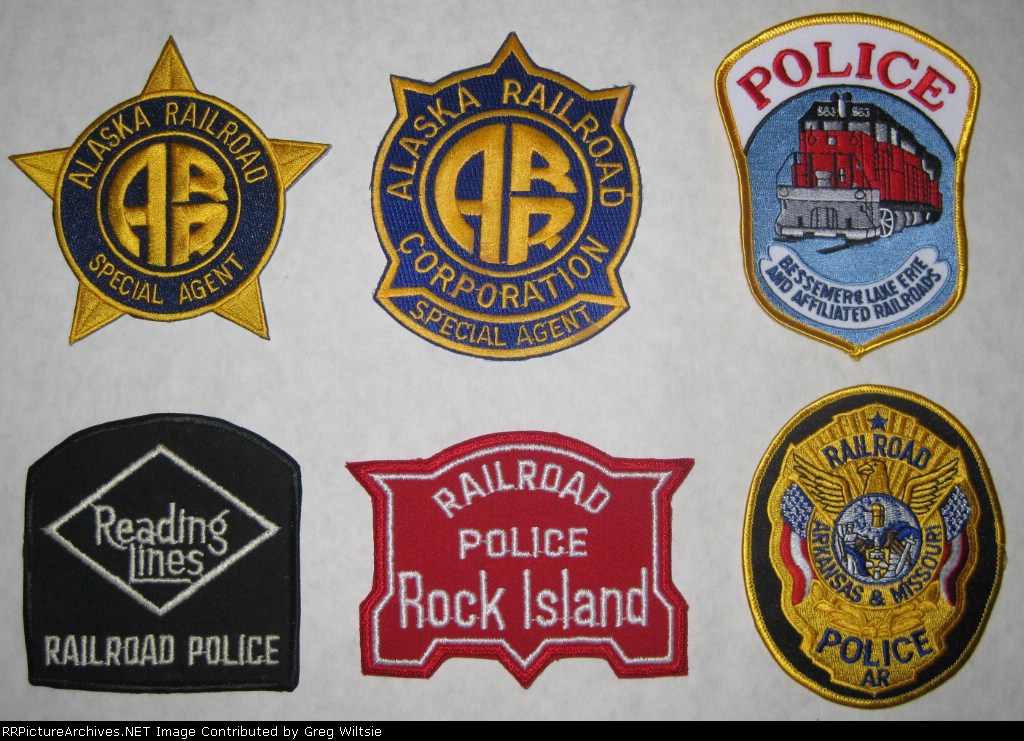Railroad Police Patches