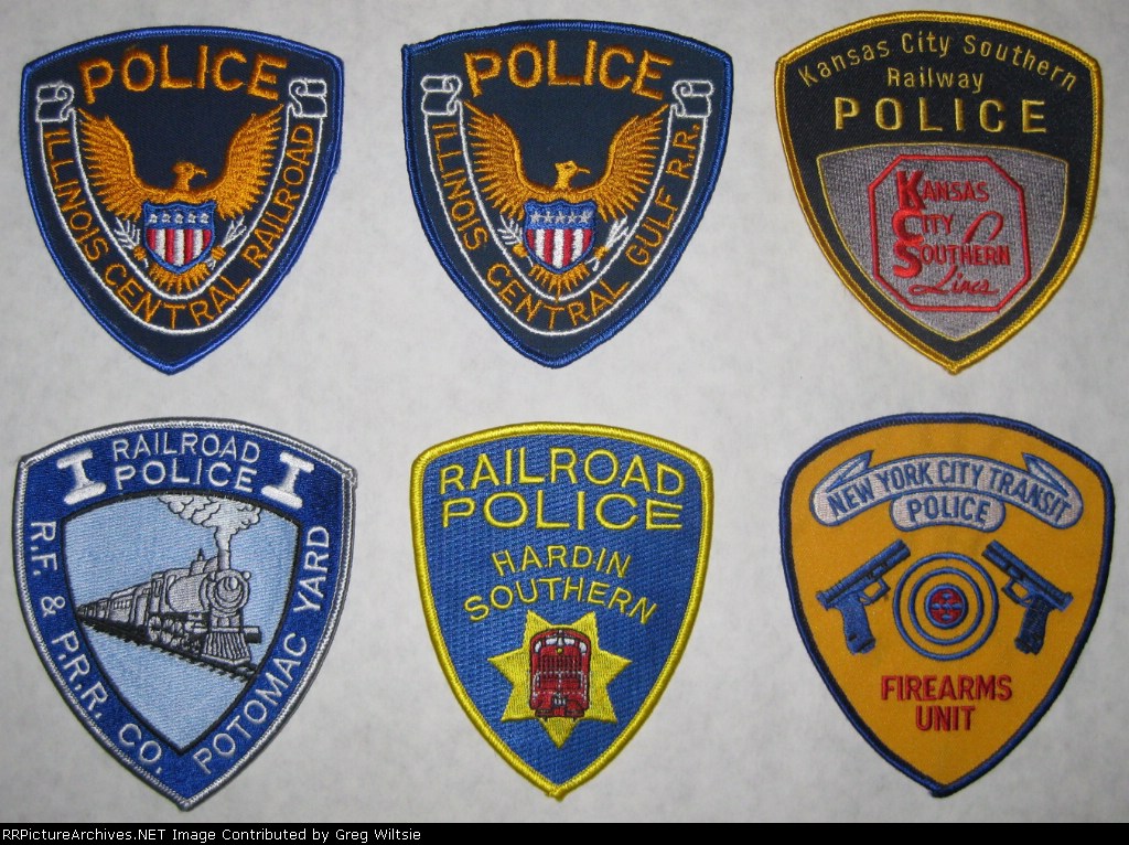 Railroad Police Patches