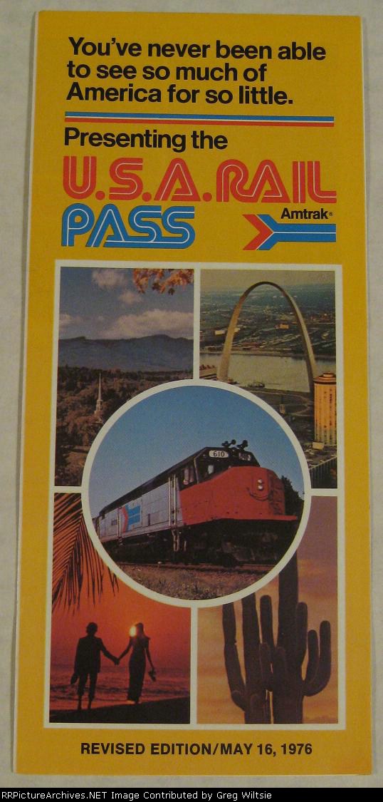 Amtrak USA Rail Pass Pamphlet