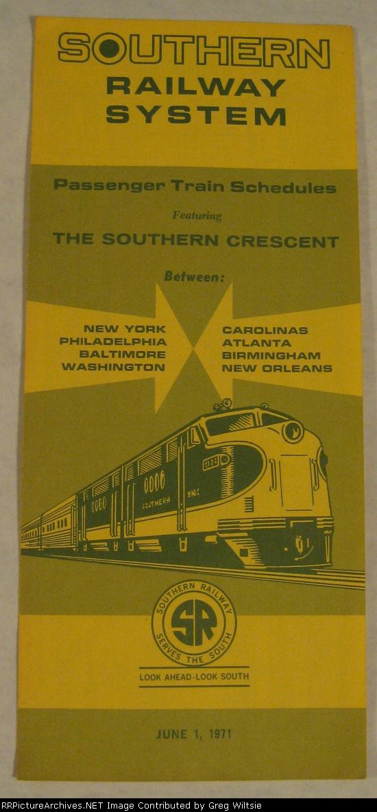 Southern Timetable