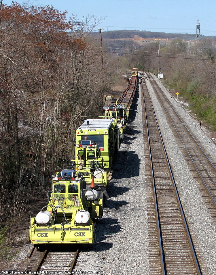 Work Train Ties Up the Works