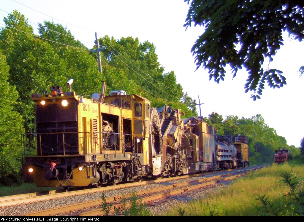 Loram Ballast Cleaner LMIX 415 SBC 15 on CSX W045-11