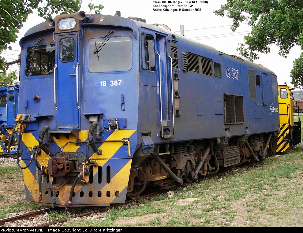 Spoornet Class 18E 18-387 (Series 1)