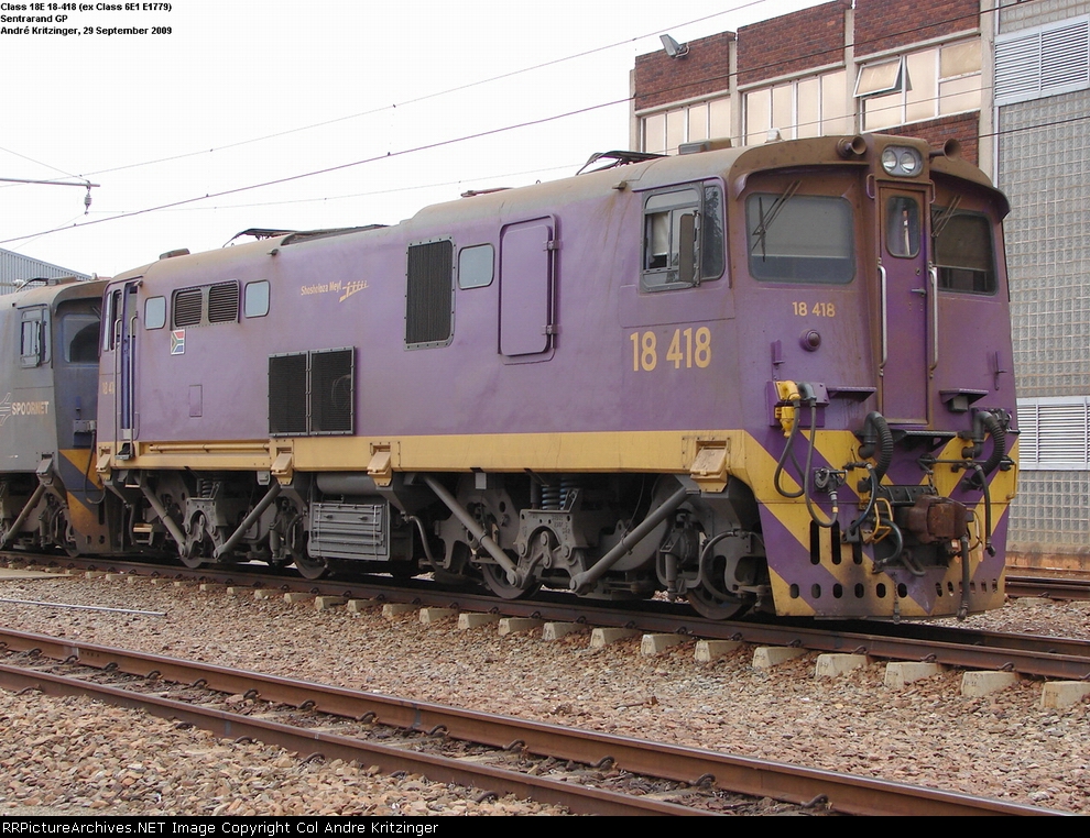 Spoornet Class 18E 18-418 (Series 1)