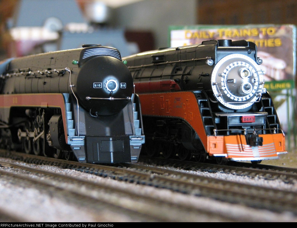 N&W 610 & 4449 side by side