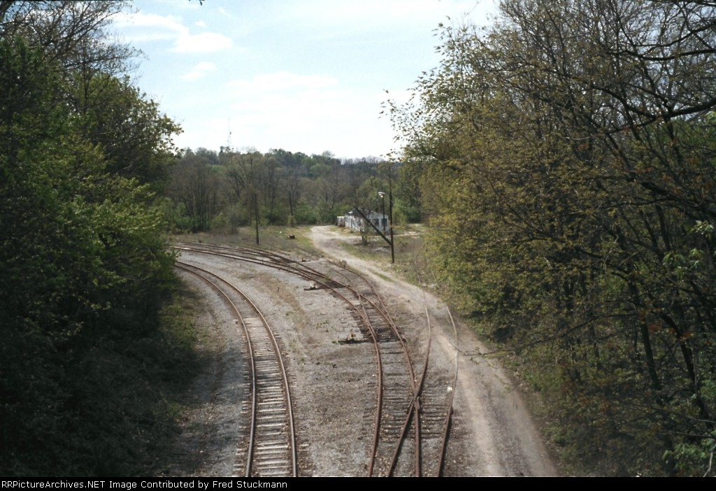 Former B&O tracks now in disuse all but the one on the left. CVSR uses ...