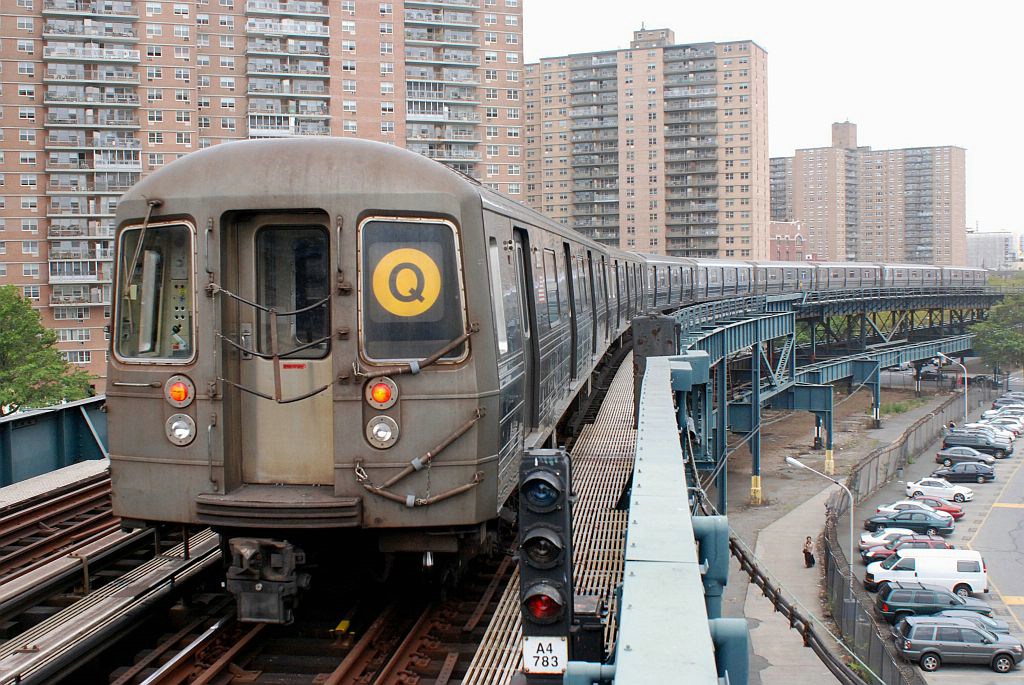 MTA Q Line departing West 8th St