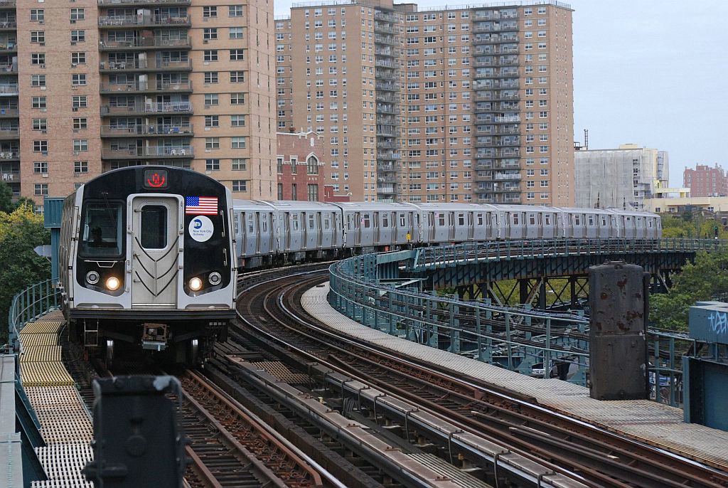 MTA Q Line arriving West 8th St