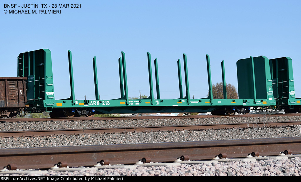 IARX bulkhead flat car 213