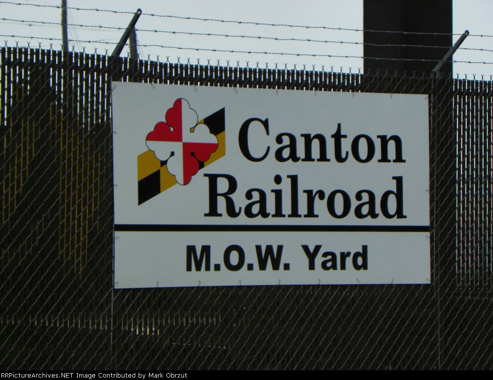 Canton Railroad Sign