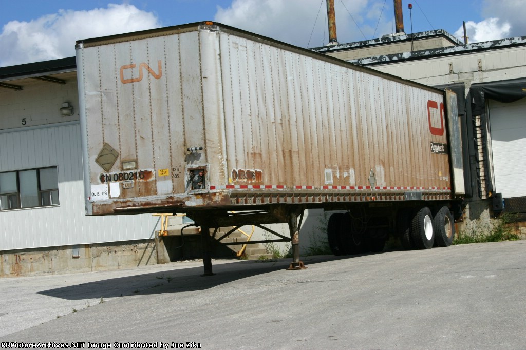 CN 80216 Trailer in OCS / S&C service ( Ex Piggyback )