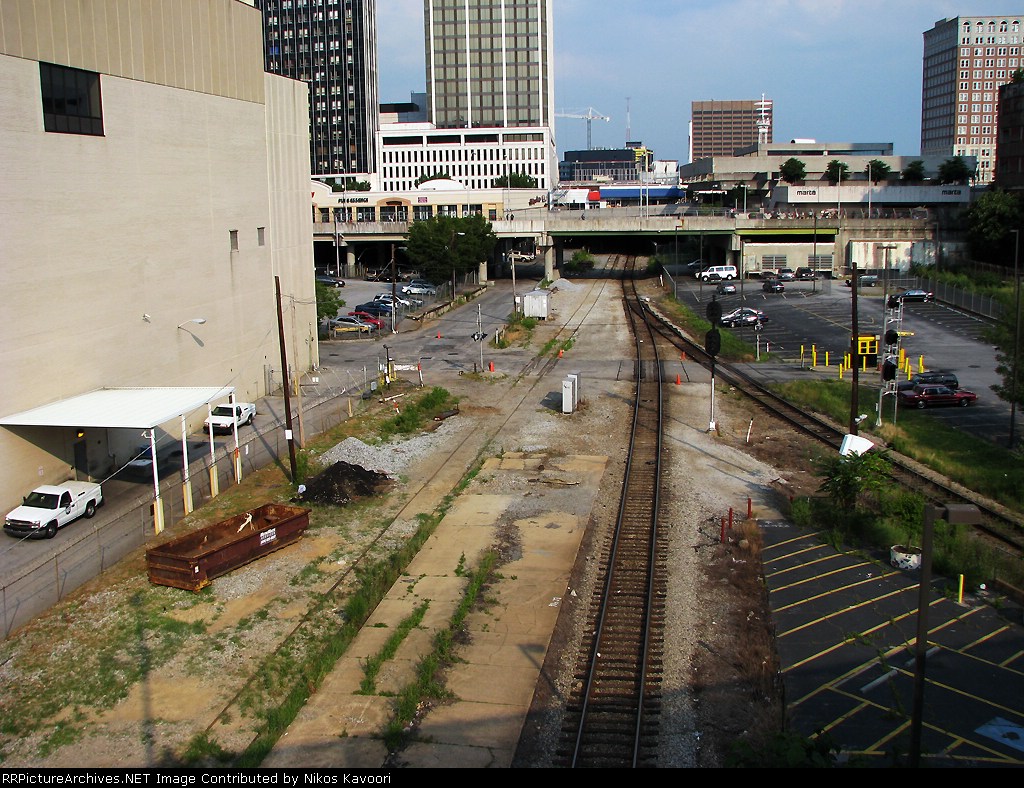 Georgia Railroad Wye and Union Station platform