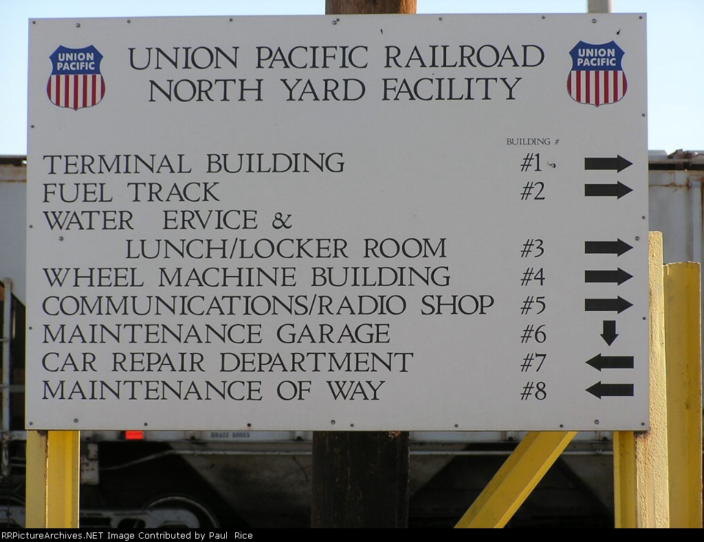 Entering UP North Yard