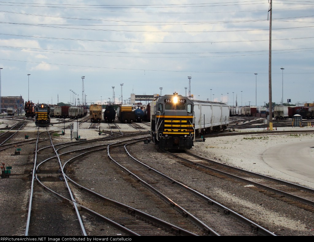 And onle last look of the BRC west class yard and the hump tower in the ...