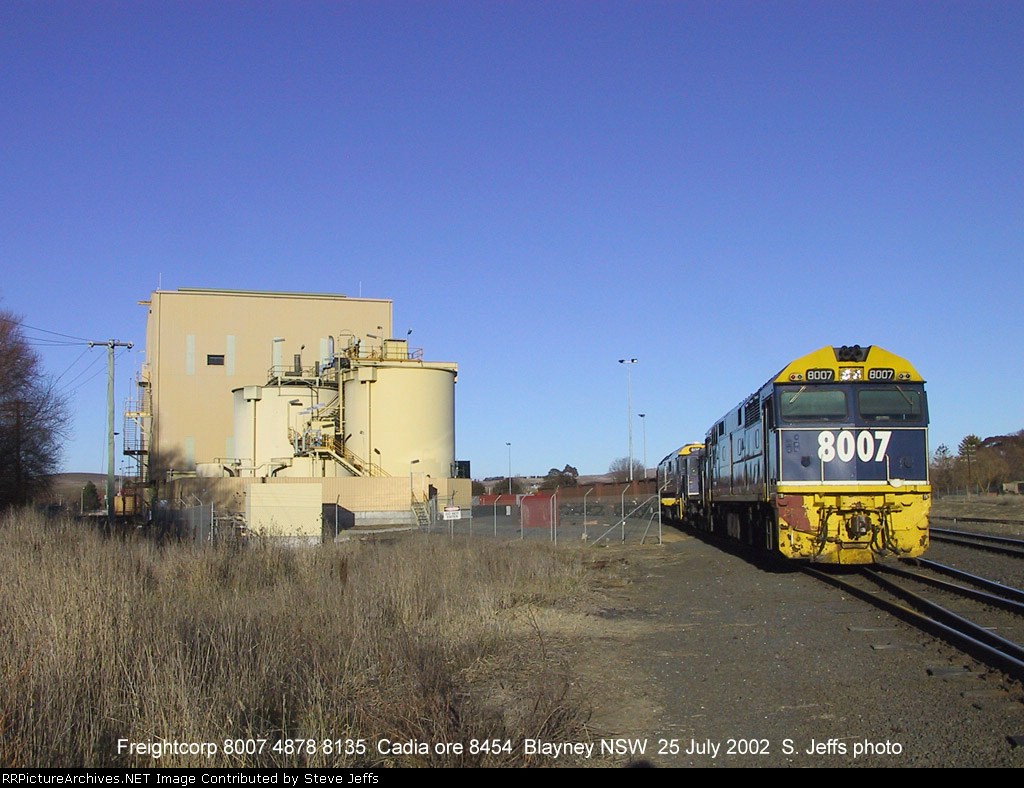 Freightcorp 8007 on Cadia Ore 8454