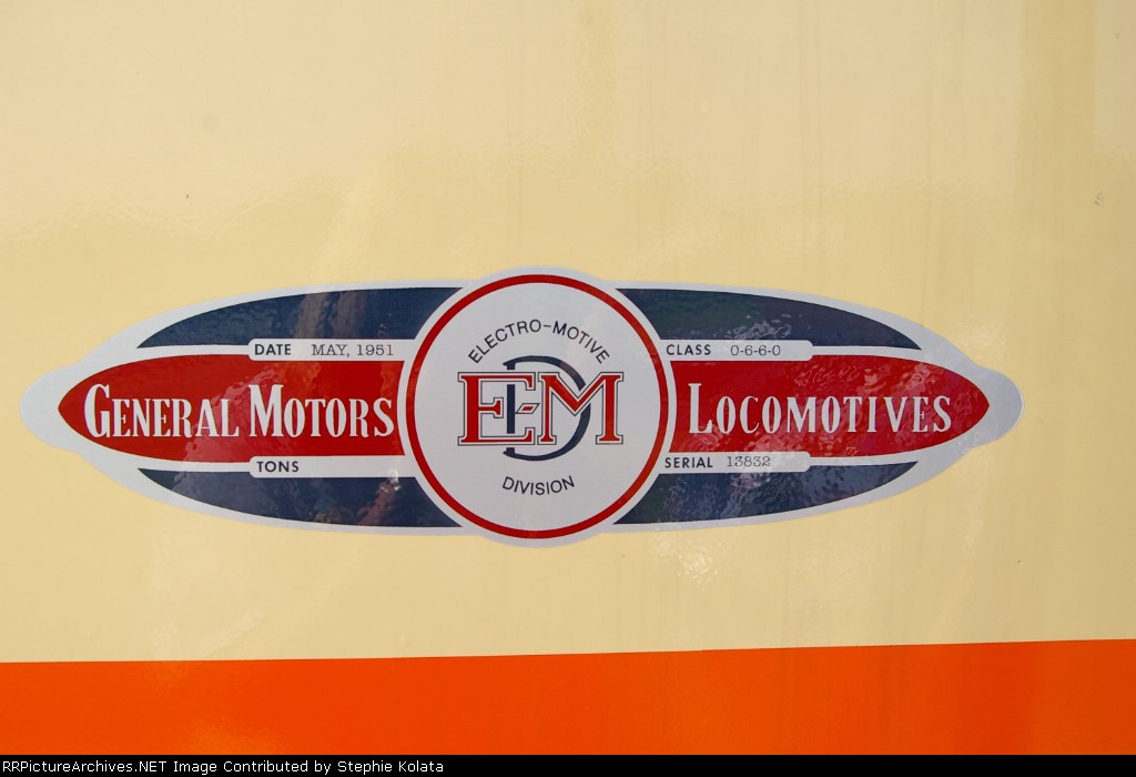 LN 796 BUILDER PLATE