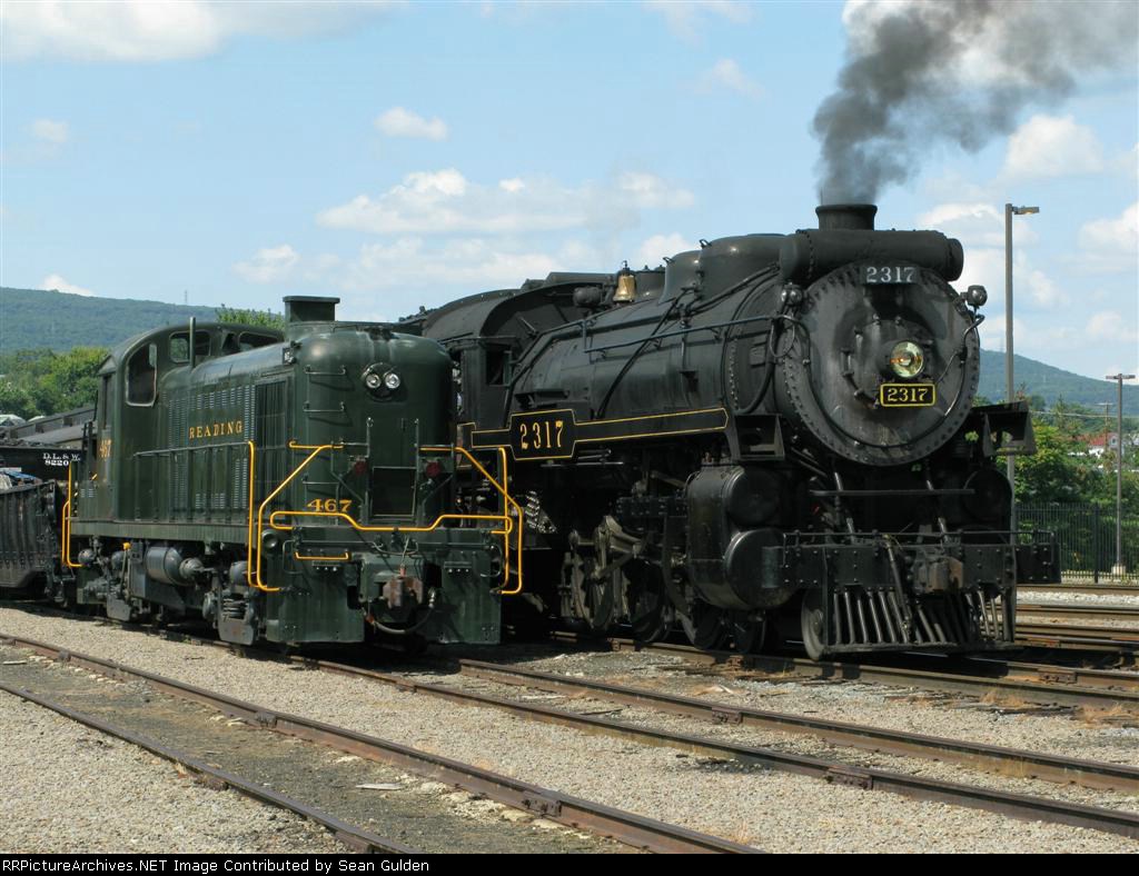 Reading Alco RS-3 467 & Canadian Pacific 2317