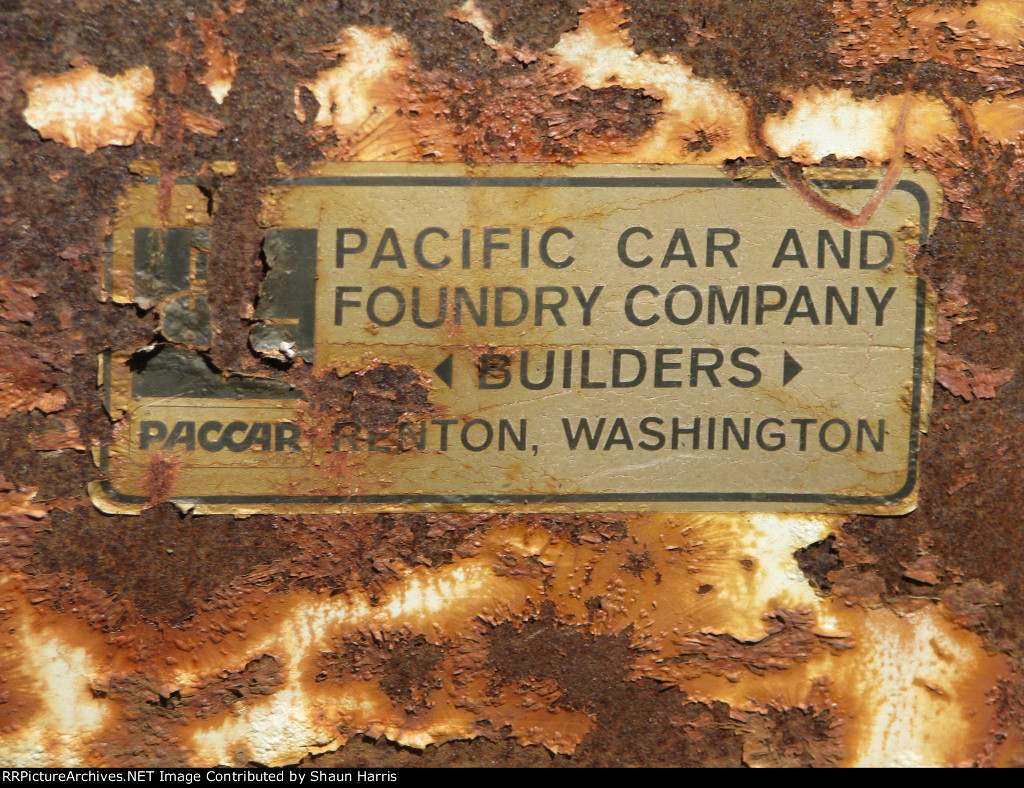 Builder Plack from WPRR8105