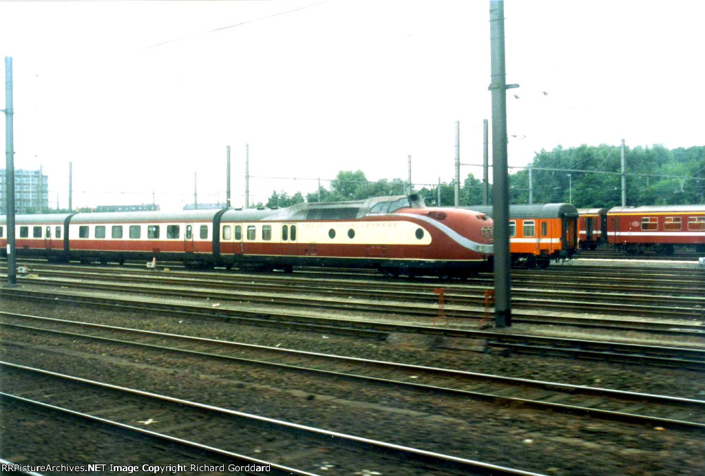 Old TEE Train Set In The Yard At Oosterde