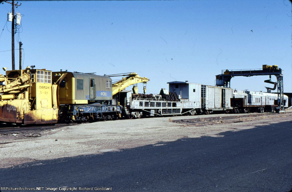 UP Work Train Equipment