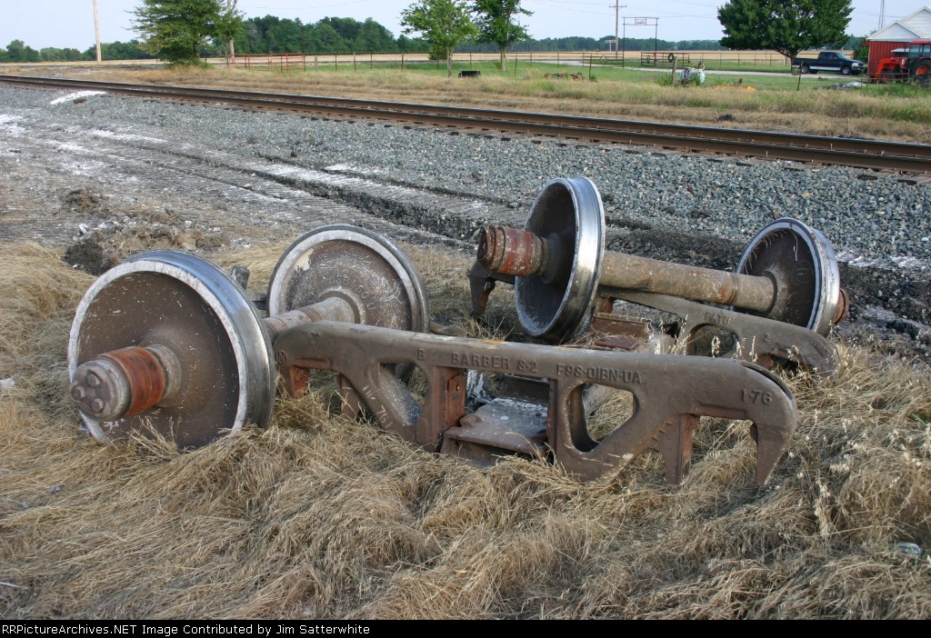 Wheels, axles and side frames