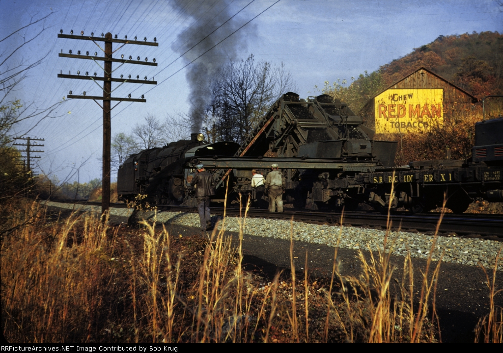 MofW Ballast Cleaning Work Train on the PRR/ Northern Central Div ...