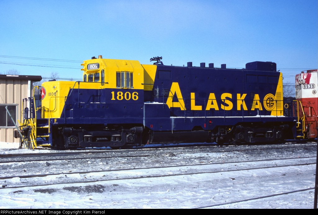 Alaska GP7u #1806 (Being Delivered)