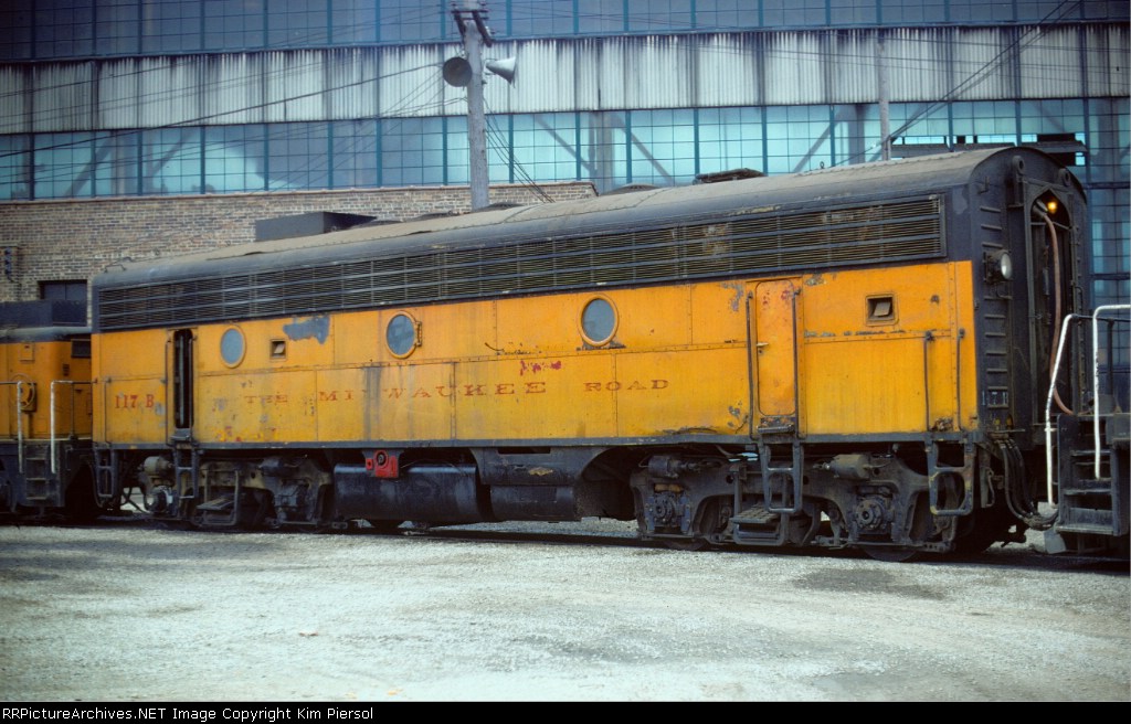 Milwaukee Road F7B #117B