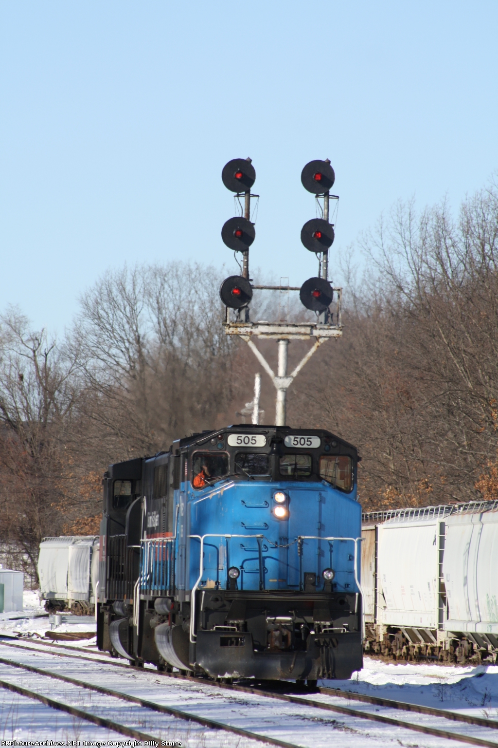 Backing To Their Train
