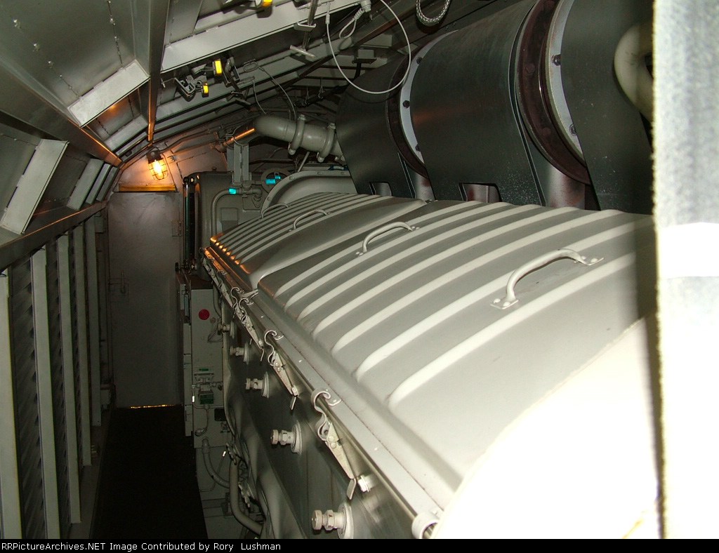 Class 66 engine room