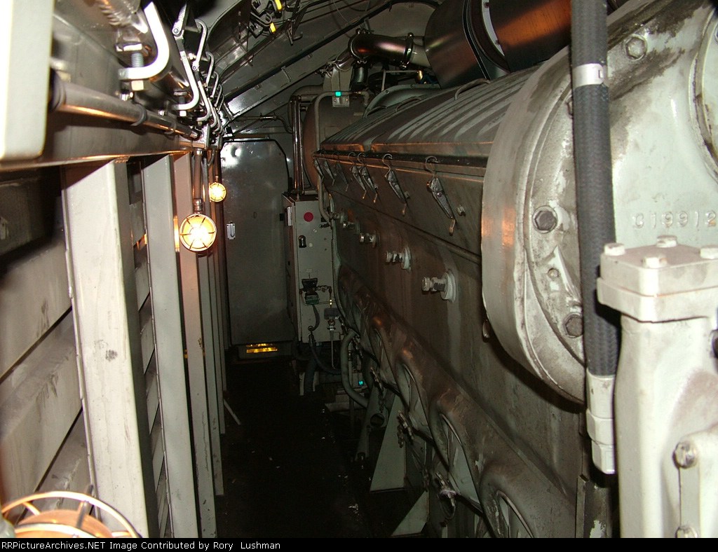 Class 67 engine room