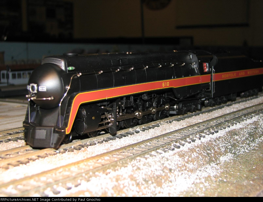 N&W class J Steam Locomotive in HO scale