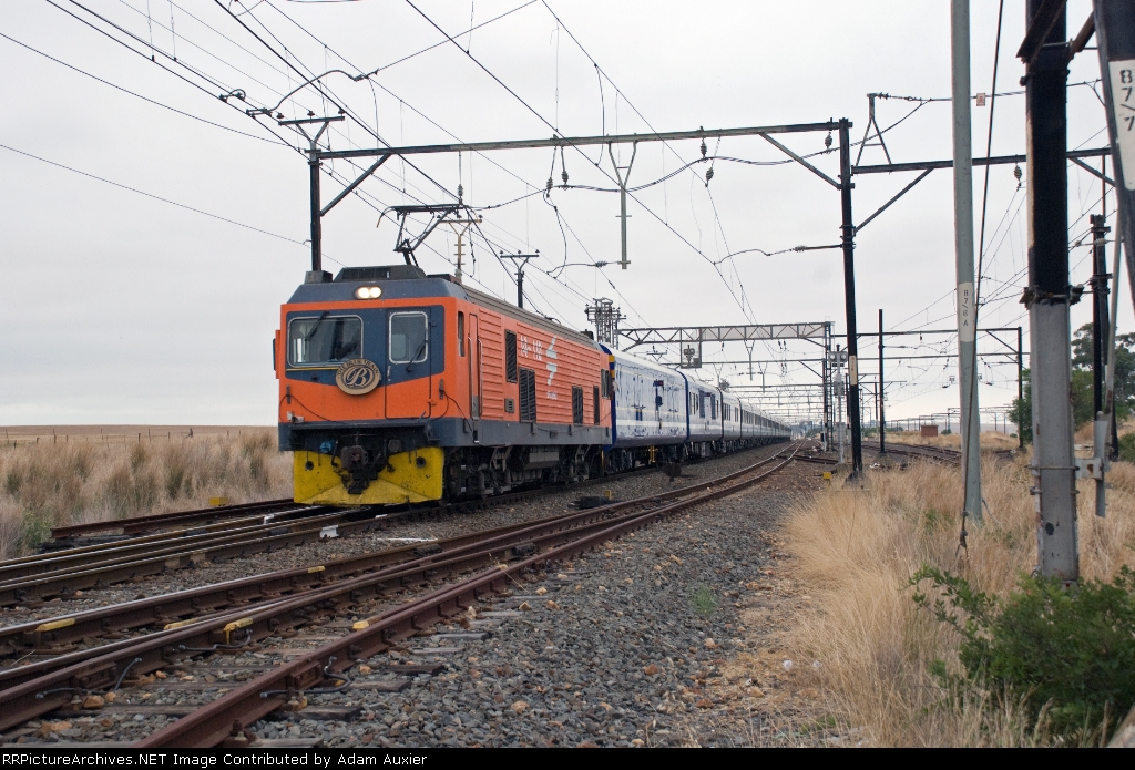 Class 14E 14-110 w/Blue Train
