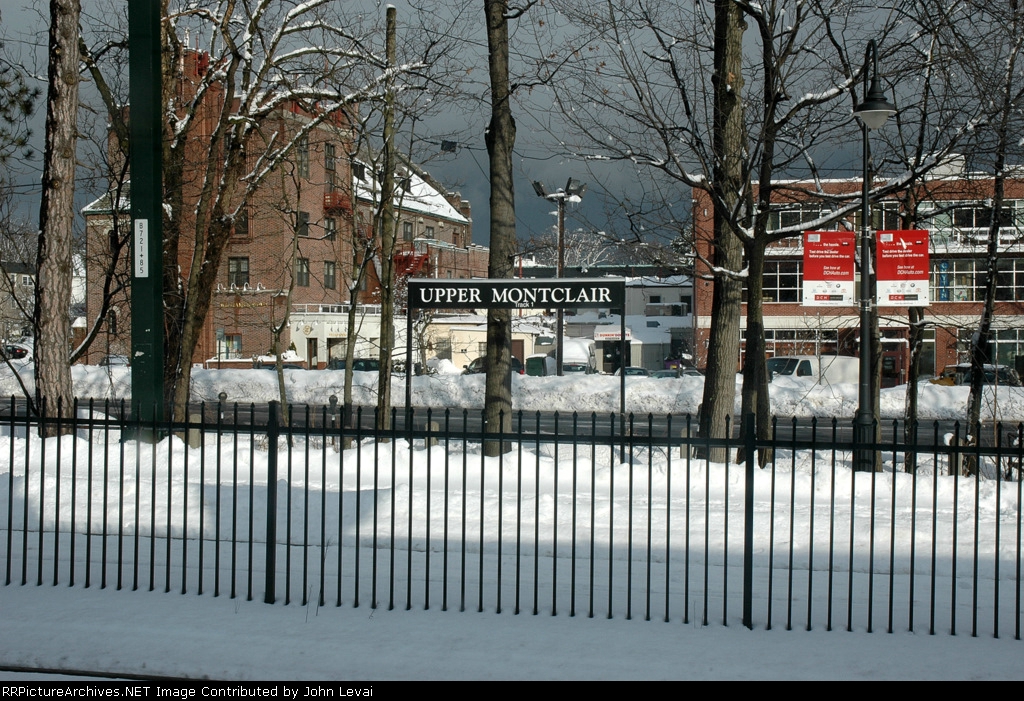 NJT Upper Montclair Station Sign