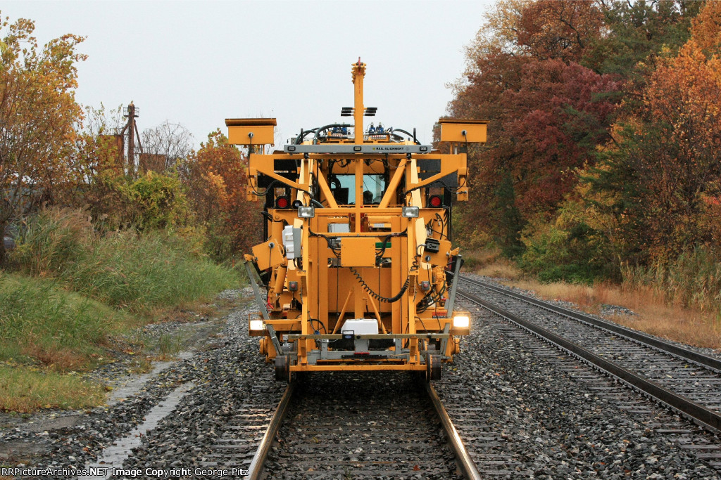 CSX track alignment machine