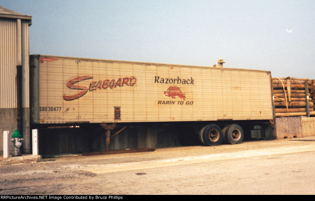 Seaboard Air Line Piggyback trailer SBD 30477