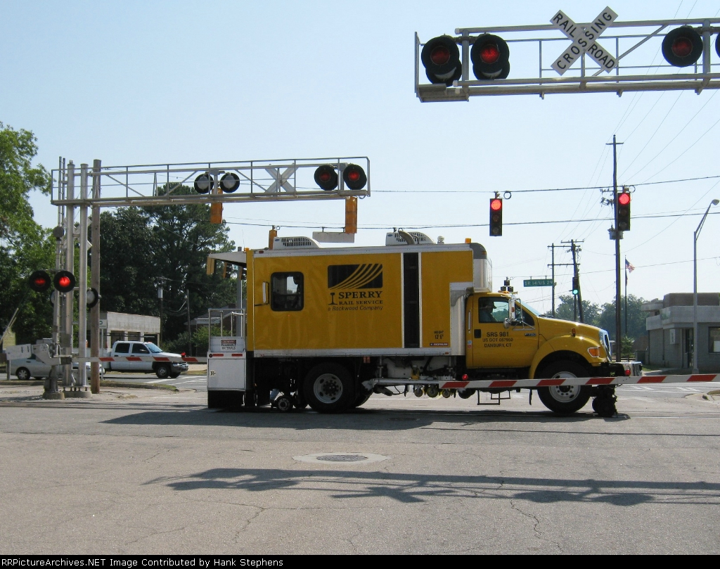 Brand New Sperry Rail Inspection Truck at West Point, GA