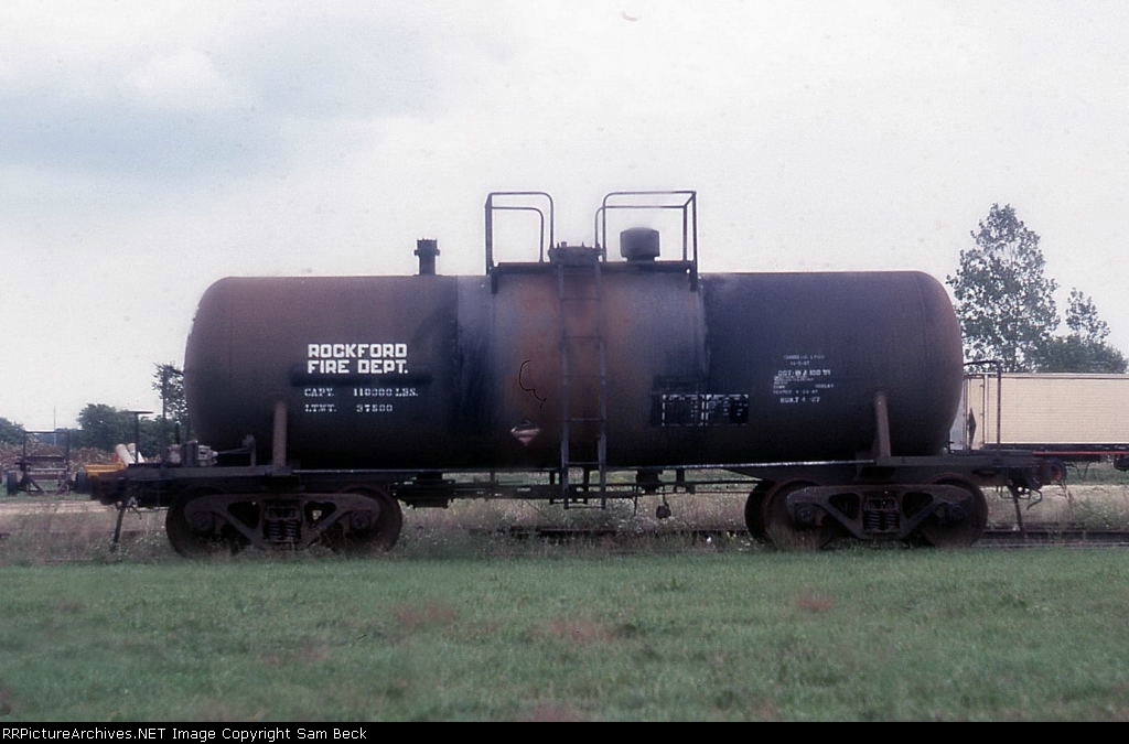 Rockford Fire Department Tank Car