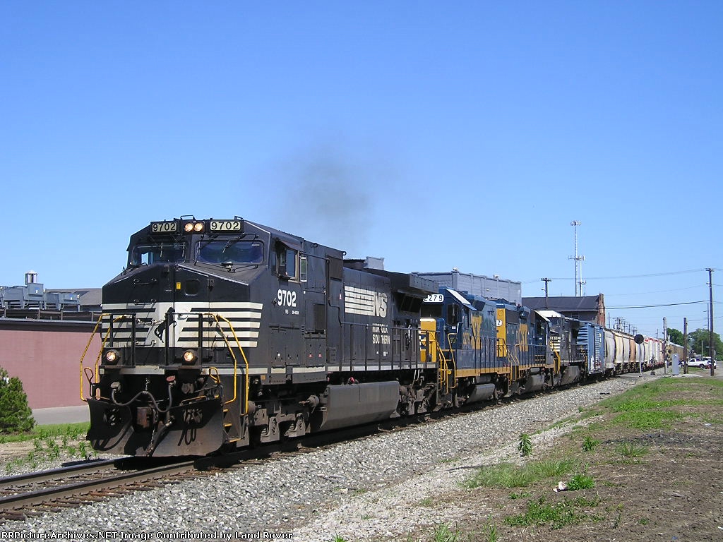 NS 9702 On CSX Q 339 Eastbound