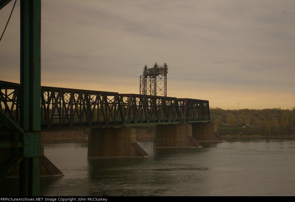 Bridge across the St Lawrence River