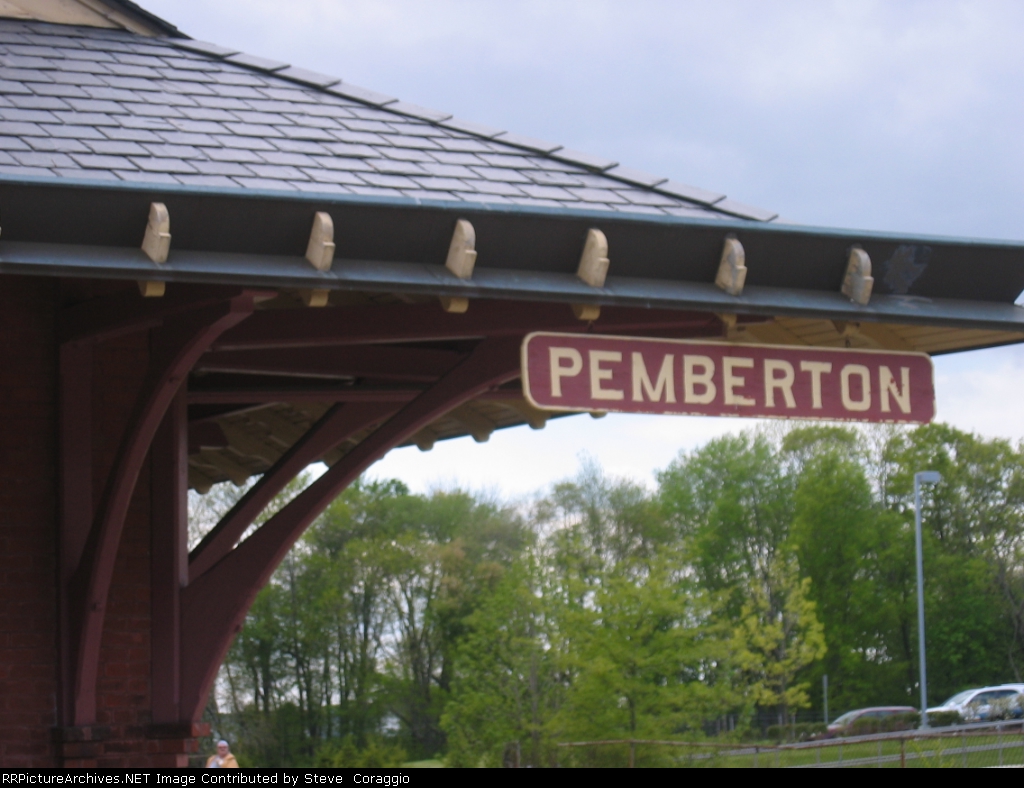 Pemberton Station Sign