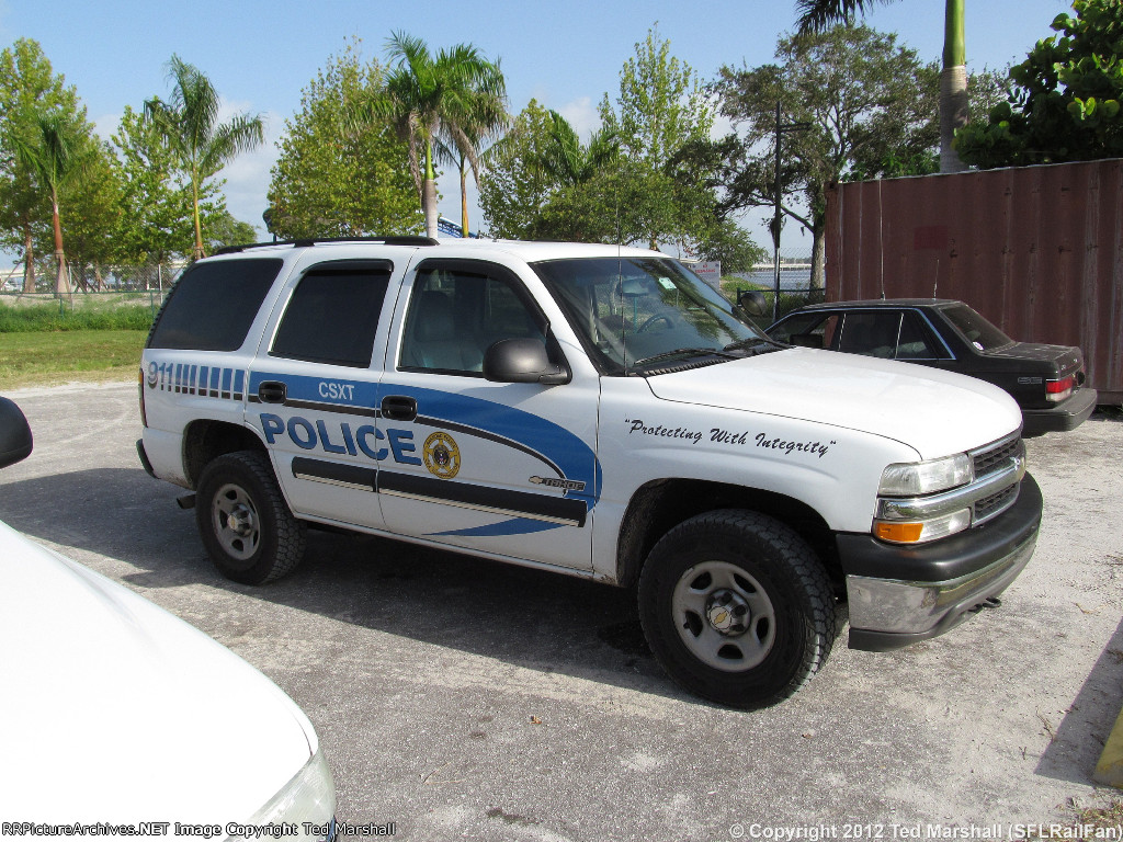 CSX Police Vehicle