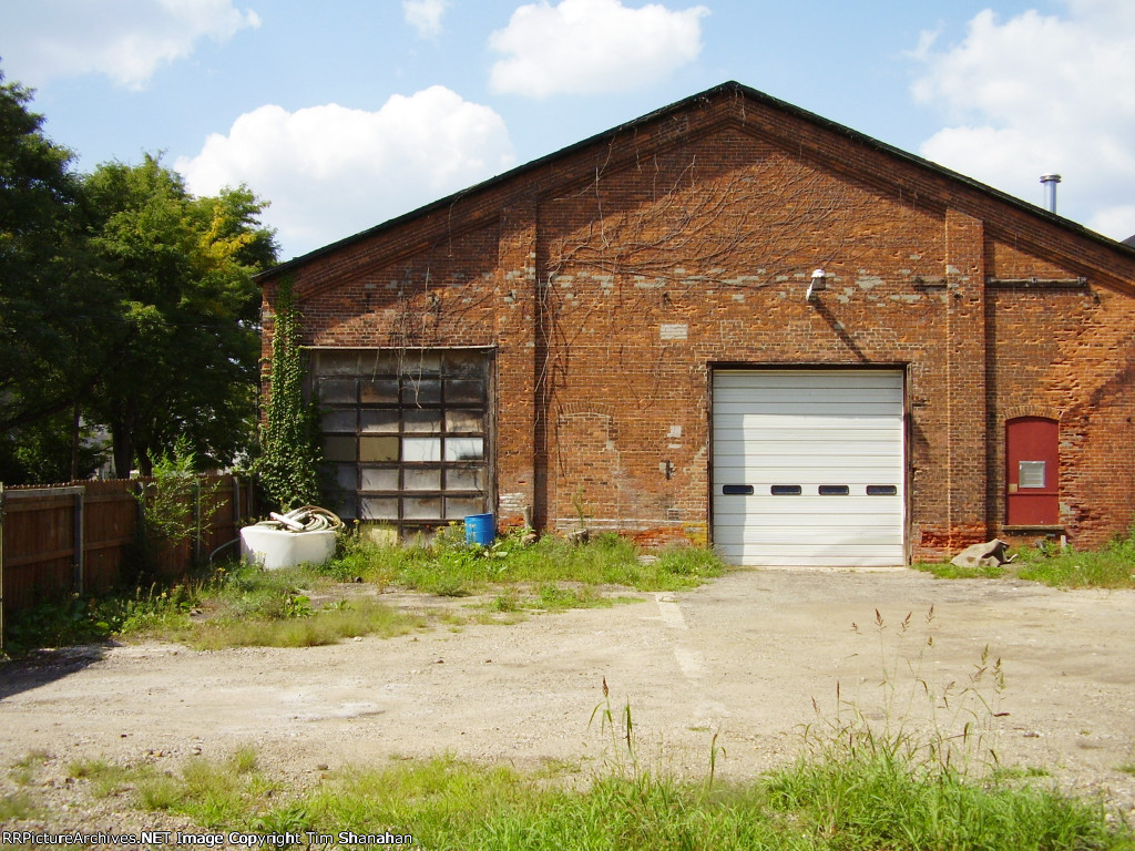 back side of car barn